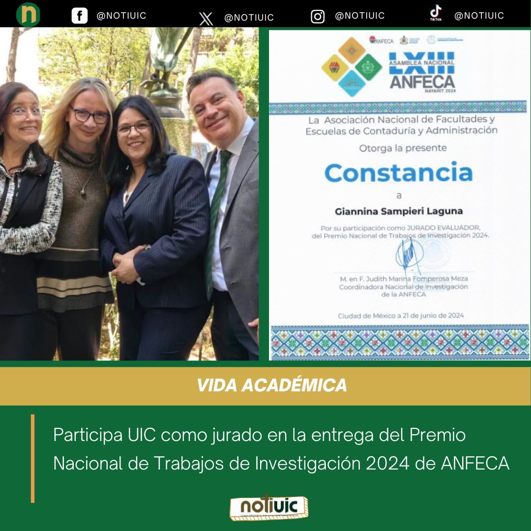 Participa UIC como jurado en la entrega del Premio Nacional de Trabajos ...