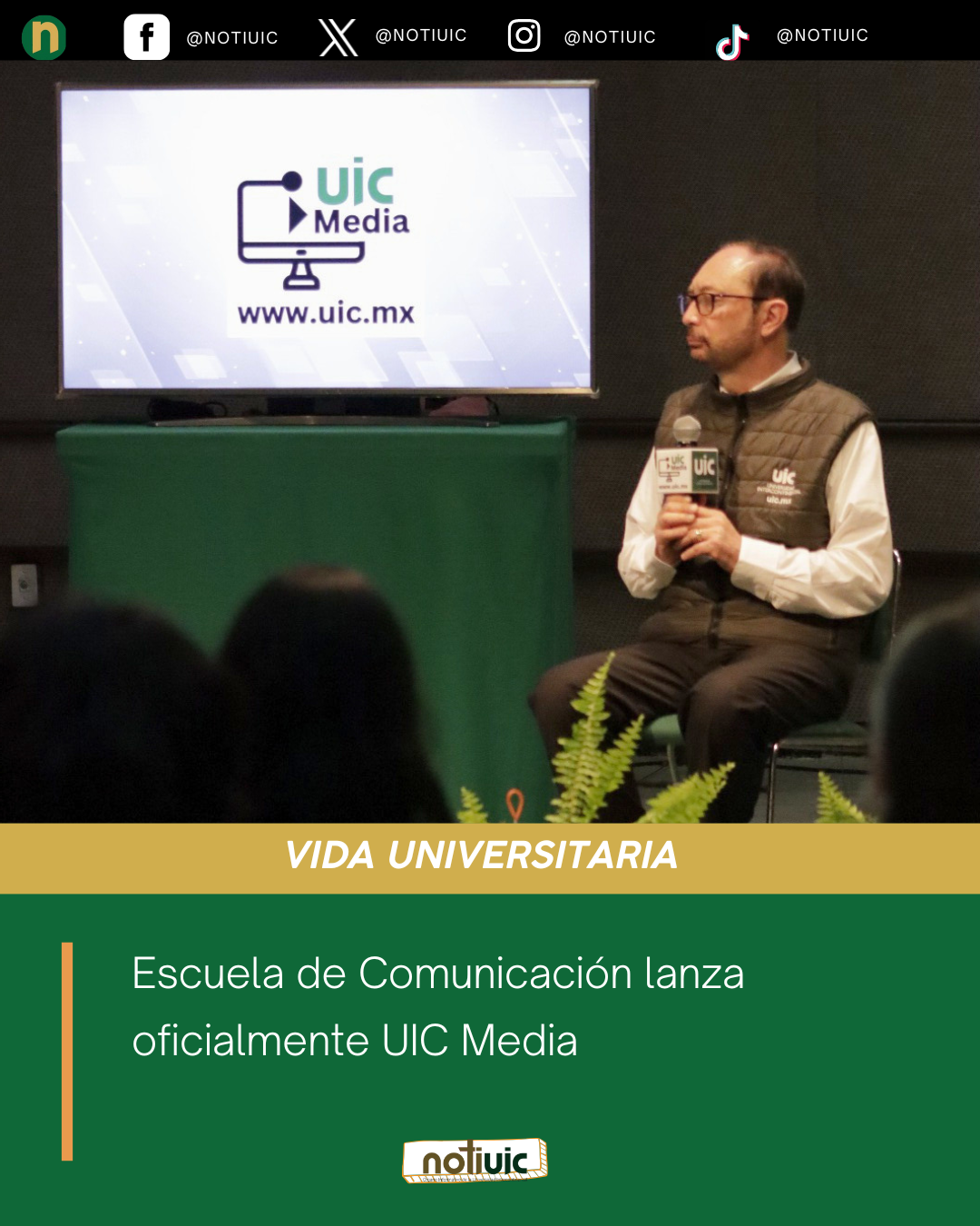 Escuela de Comunicación lanza oficialmente UIC Media - Universidad UIC ...