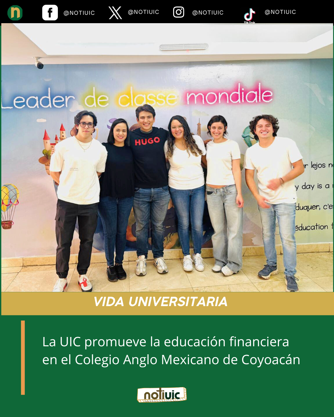 La UIC promueve la educación financiera en el Colegio Anglo Mexicano de ...