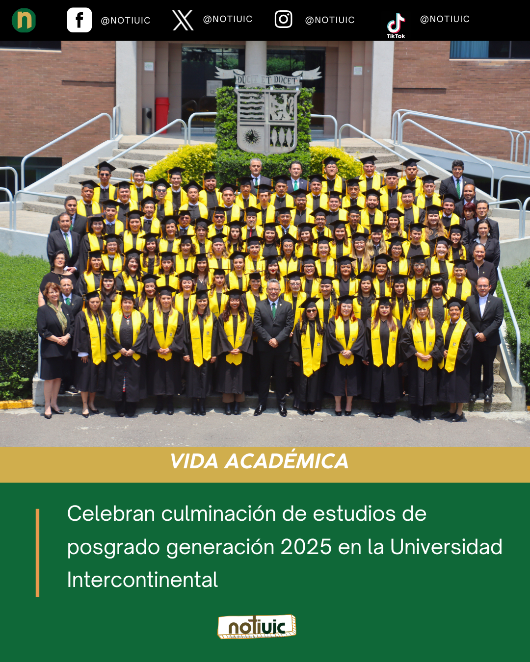 Celebran culminación de estudios de posgrado generación 2025 en la ...