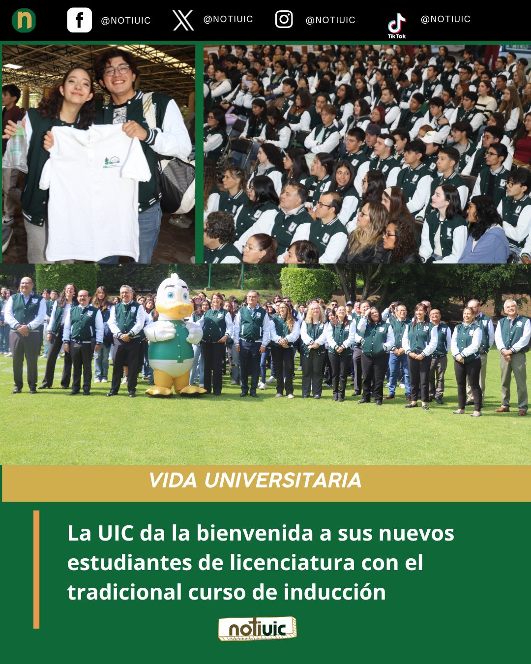 La UIC da la bienvenida a sus nuevos estudiantes de licenciatura con el ...