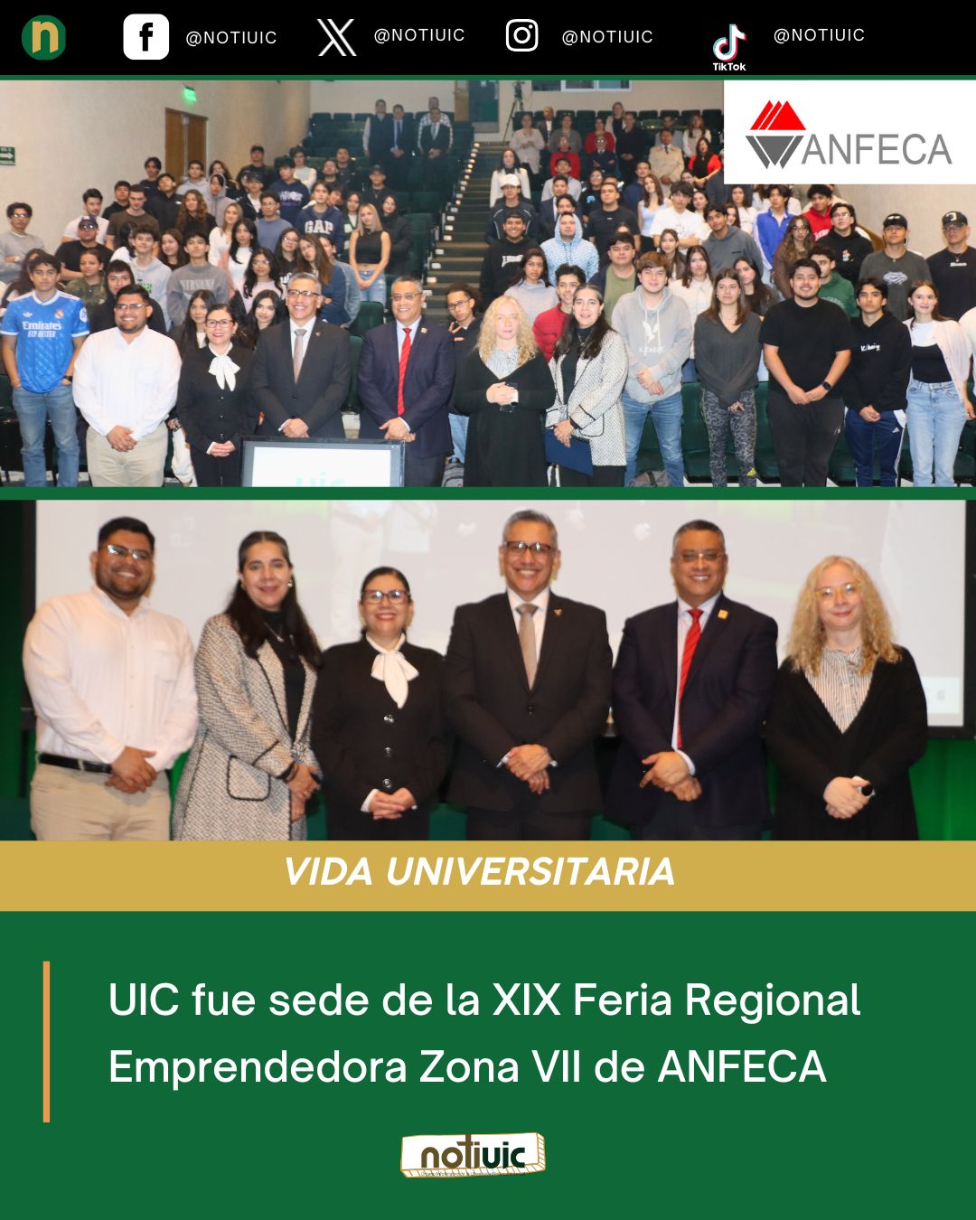 UIC fue sede de la XIX Feria Regional Emprendedora Zona VII de ANFECA ...