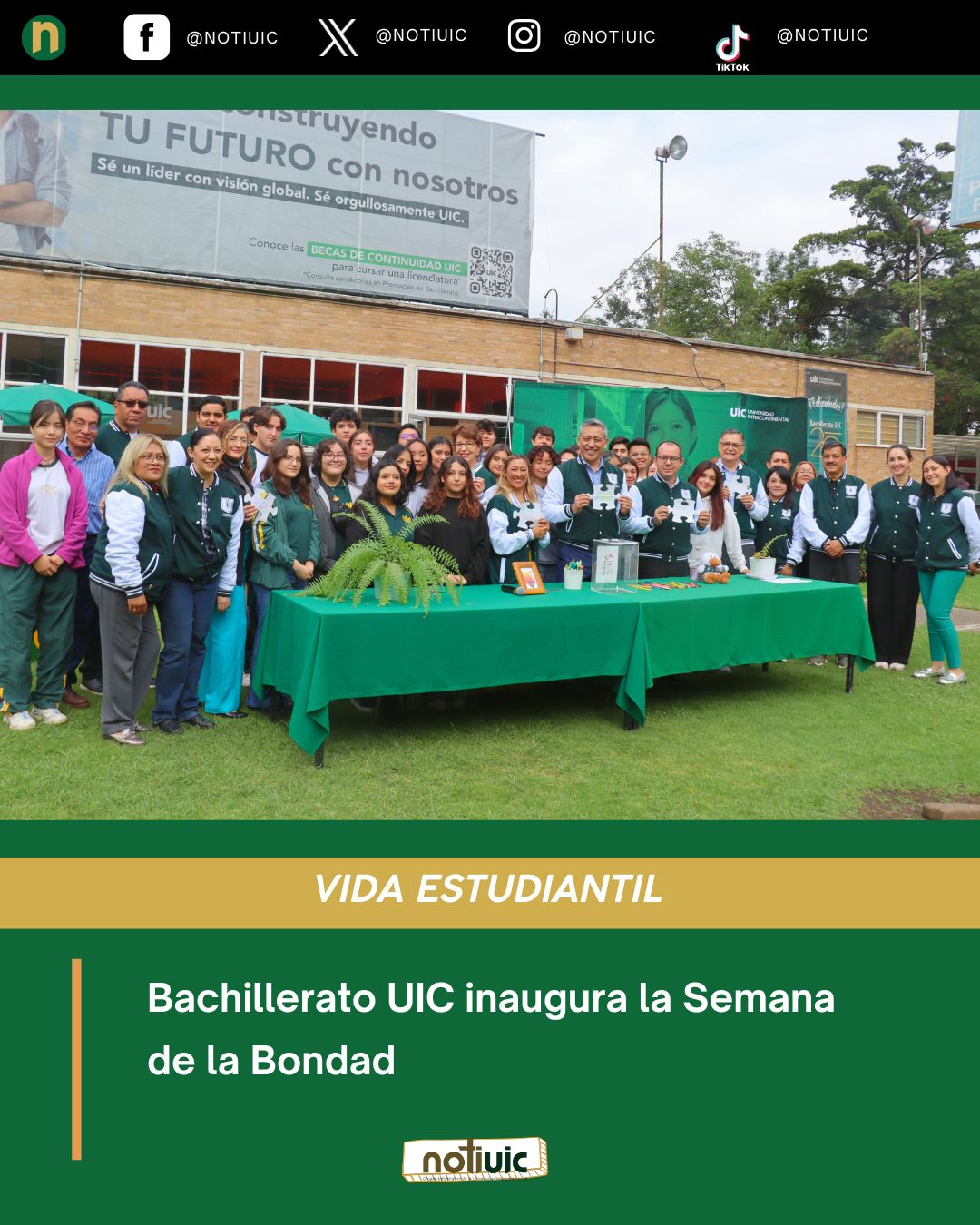 Bachillerato UIC inaugura la Semana de la Bondad - Universidad UIC ...
