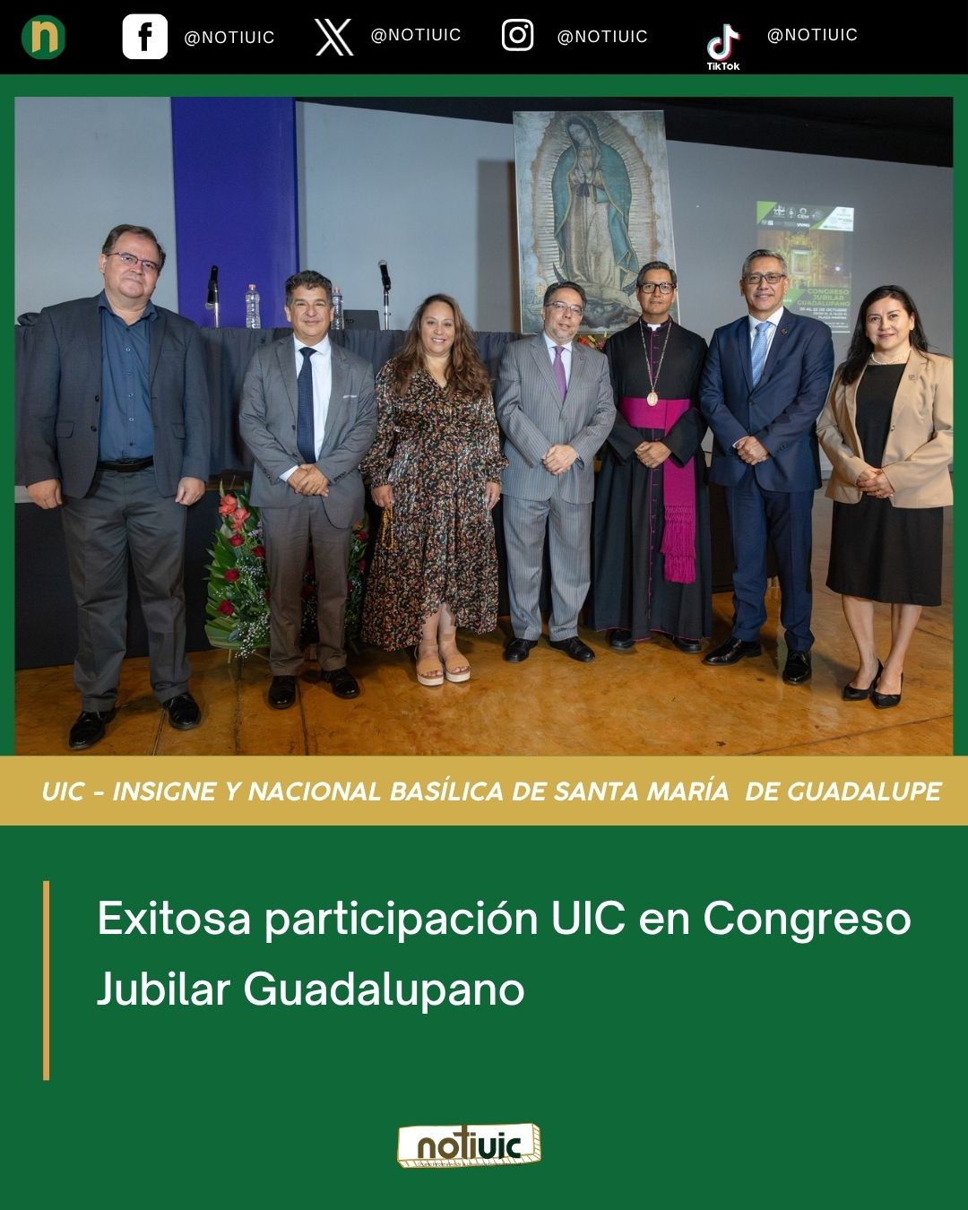 Exitosa participación UIC en Congreso Jubilar Guadalupano - Universidad ...