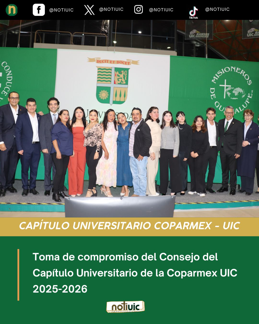 Toma de compromiso del Consejo del Capítulo Universitario de la ...