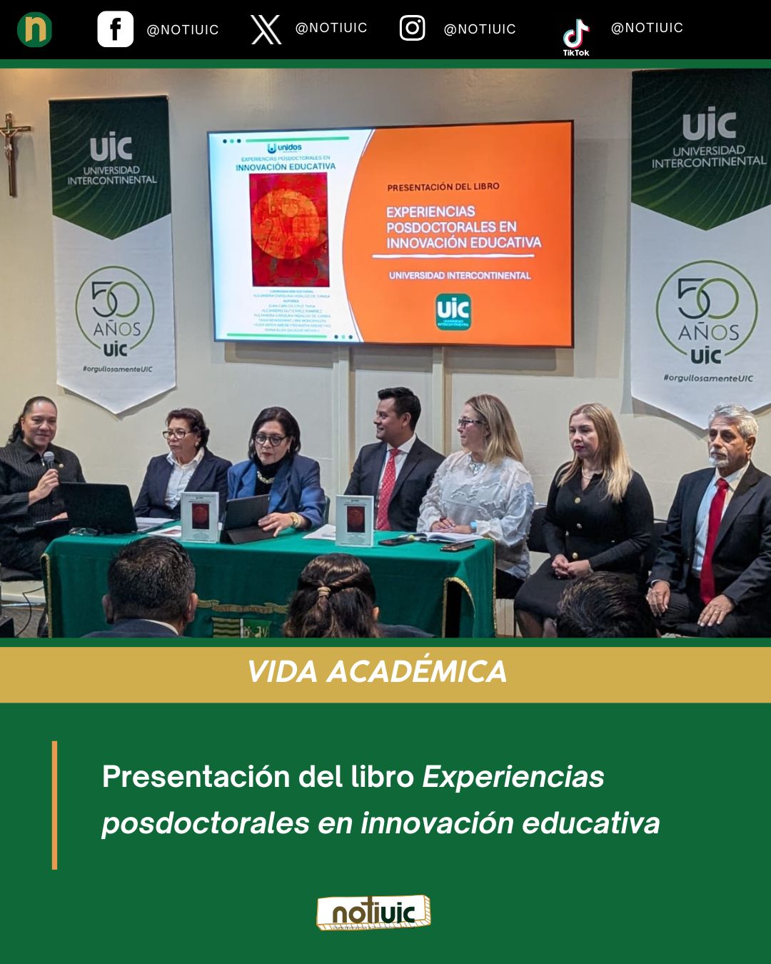 Presentación del libro Experiencias posdoctorales en innovación ...