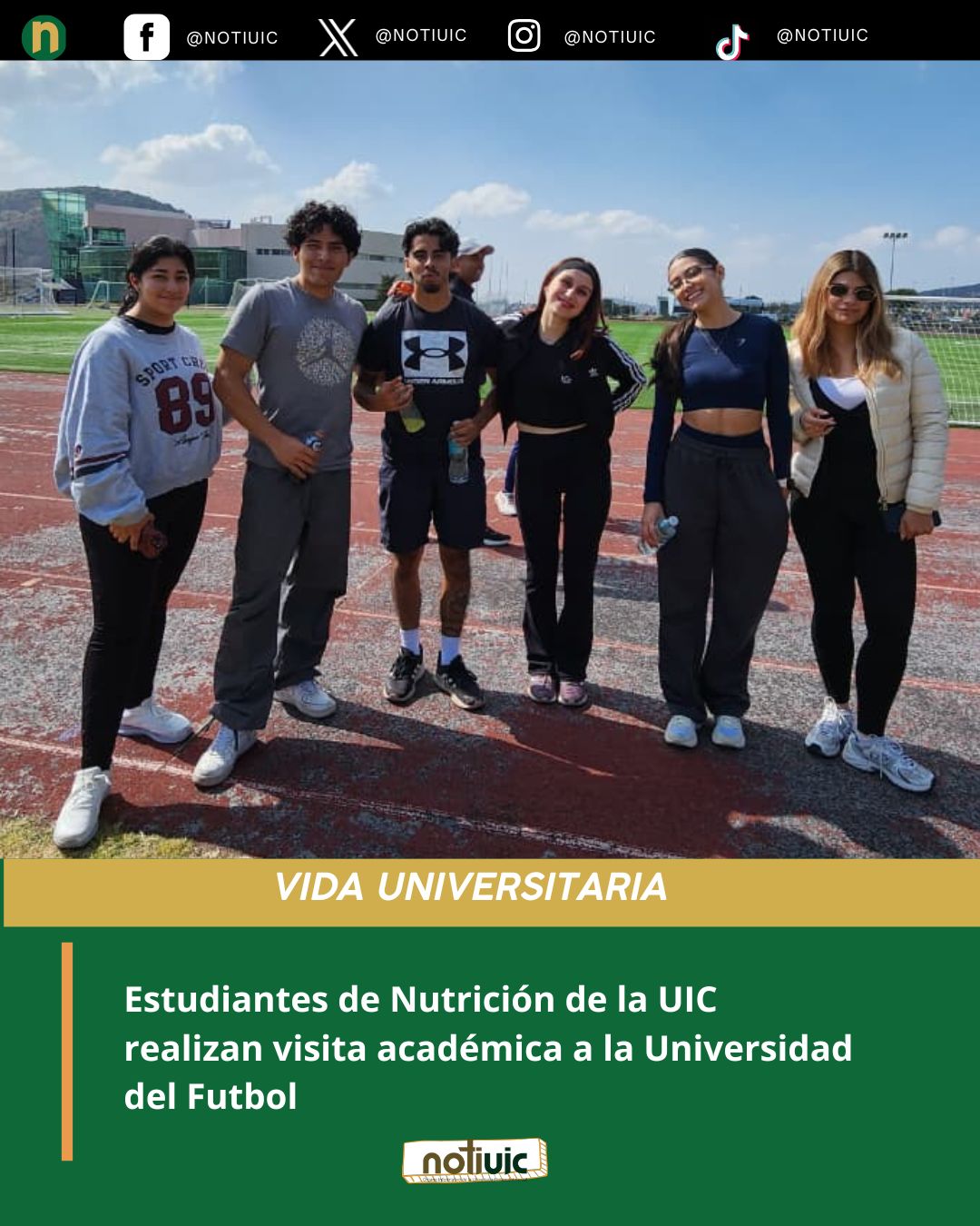 Estudiantes de Nutrición de la UIC realizan visita académica a la ...