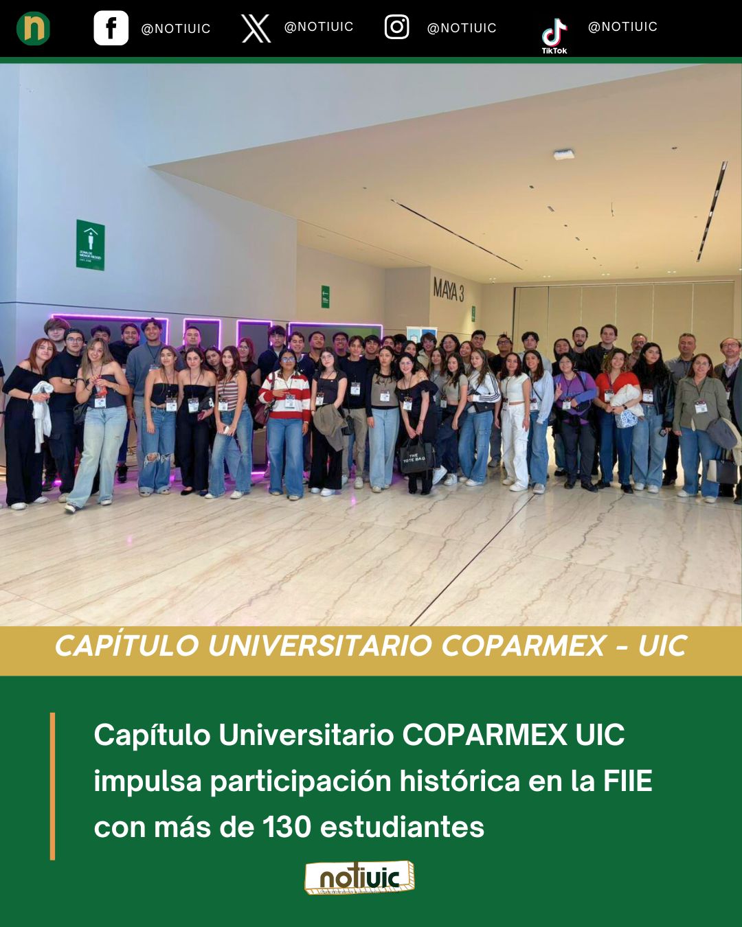 Capítulo COPARMEX UIC impulsa participación histórica en la FIIE con ...