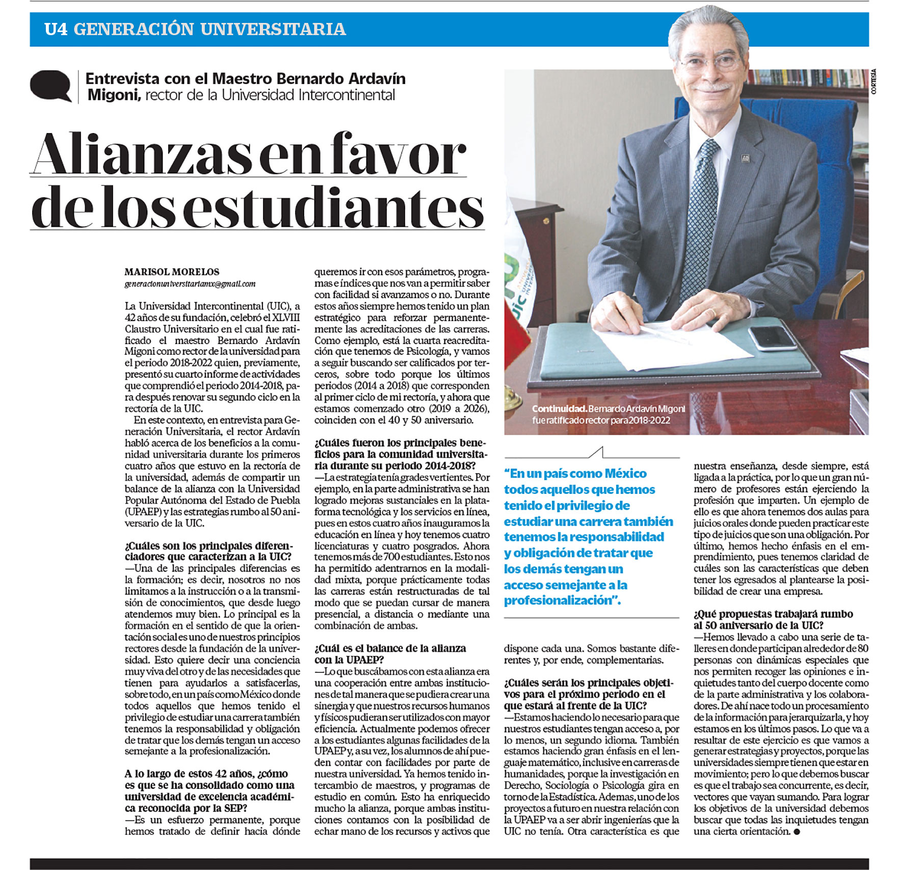 Excelencia académica. Rumbo de la UIC hacia sus 50 años - UIC.MX