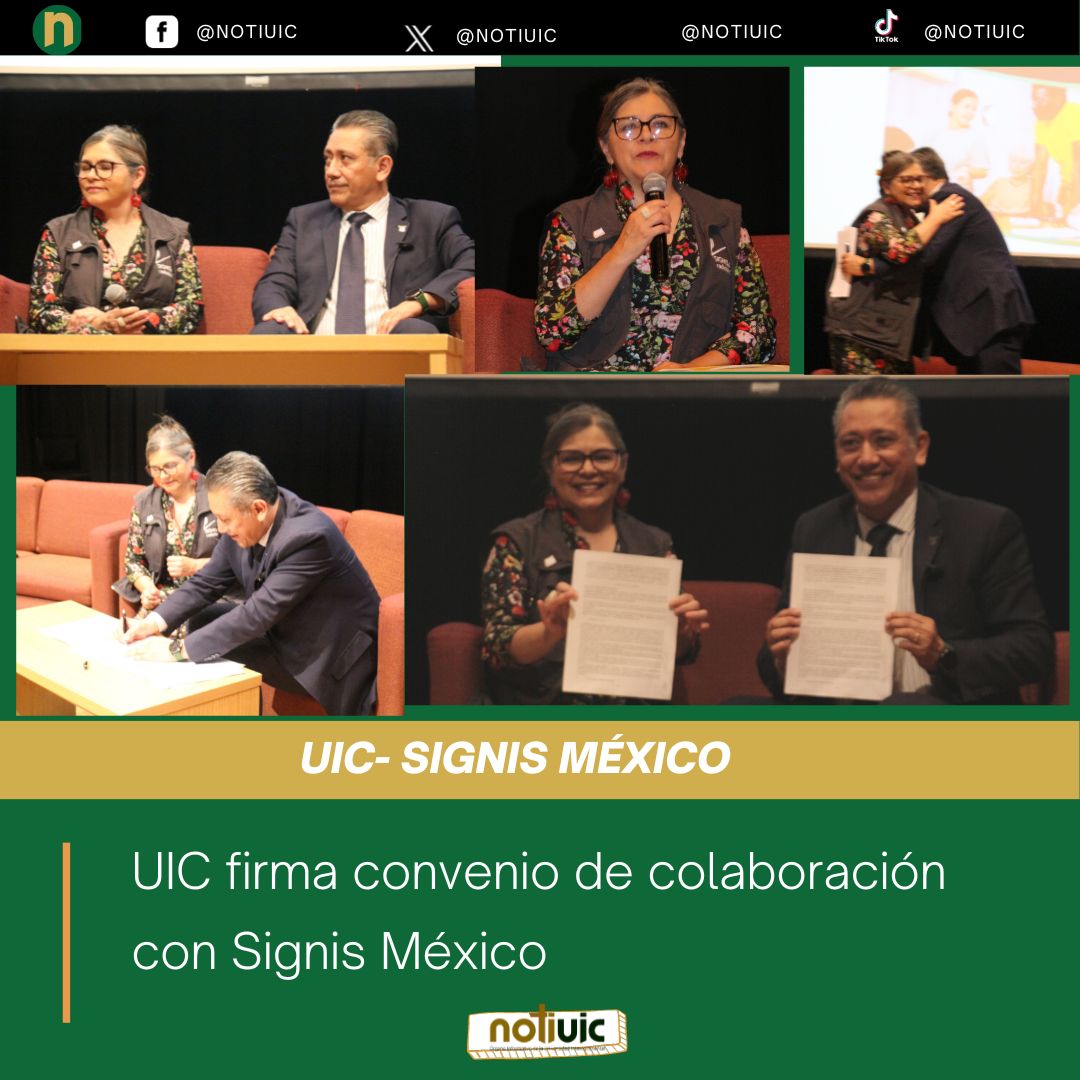 UIC firma convenio de colaboración con Signis México - UIC.MX